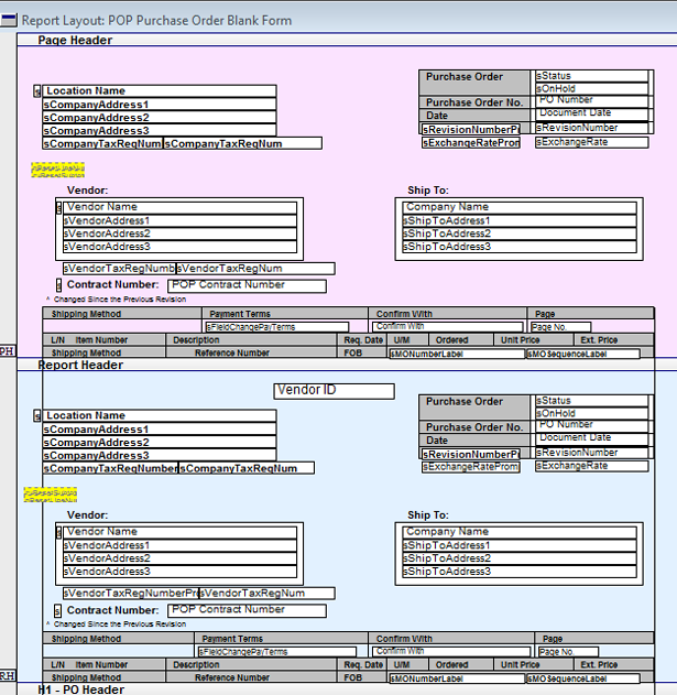 Creating a Word Template for Dynamics GP